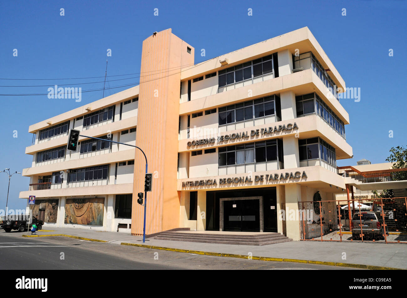 Government building, Tarapaca region, Iquique, Norte Grande, northern ...