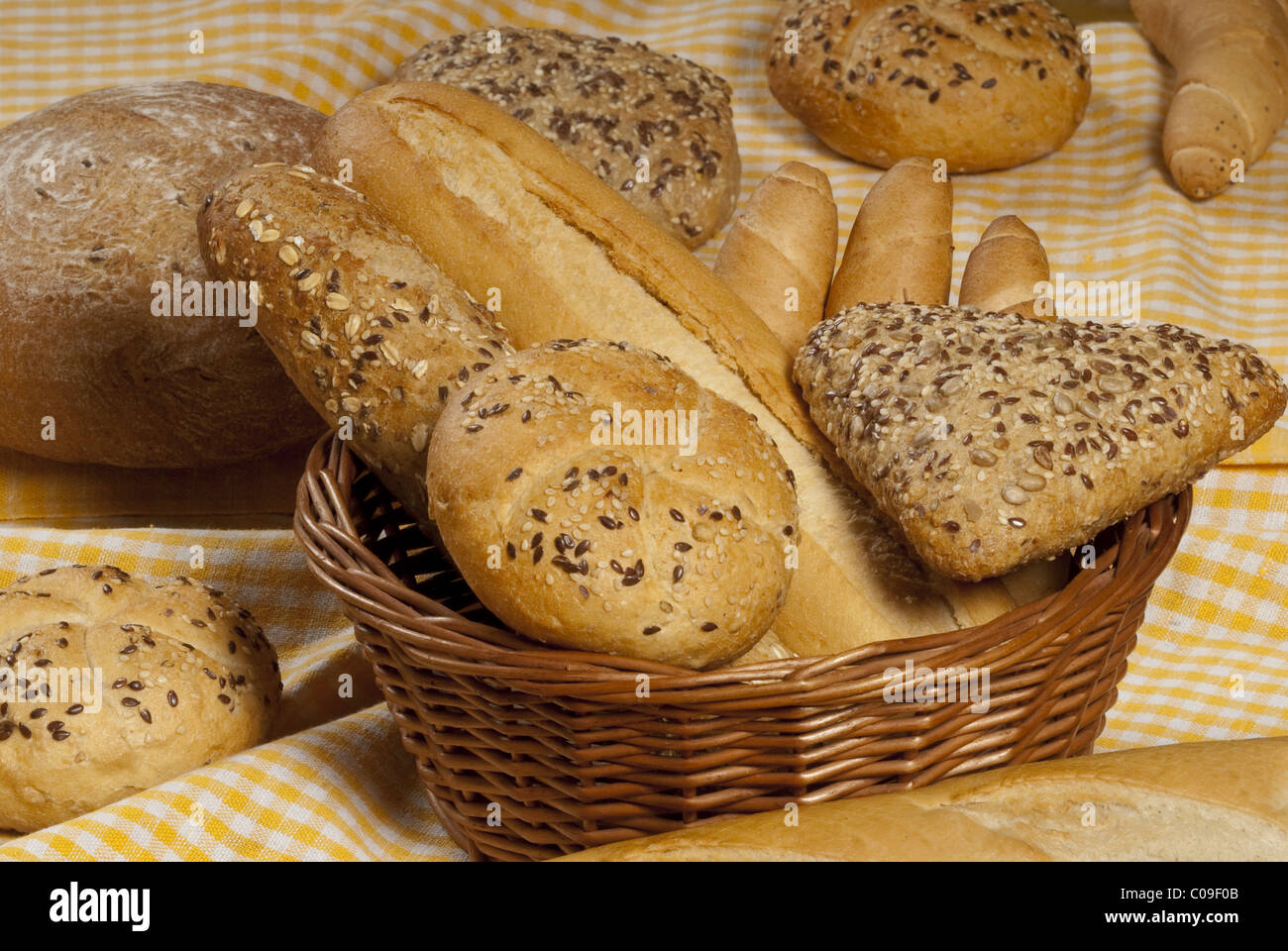 Basket of pastries hi-res stock photography and images - Alamy