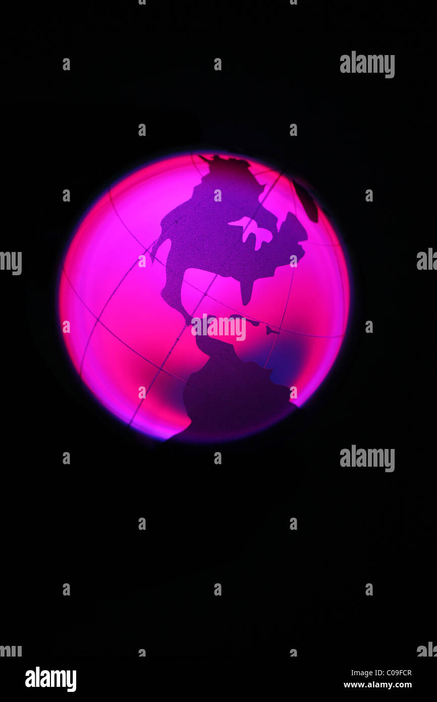 Earth planet,Transparent globe for background Stock Photo - Alamy