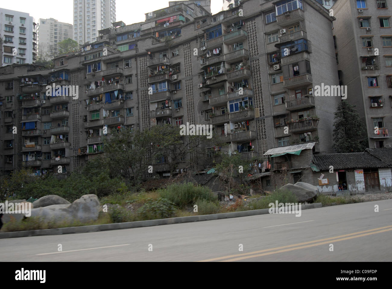 Buildings in Wanzhou in China Stock Photo - Alamy