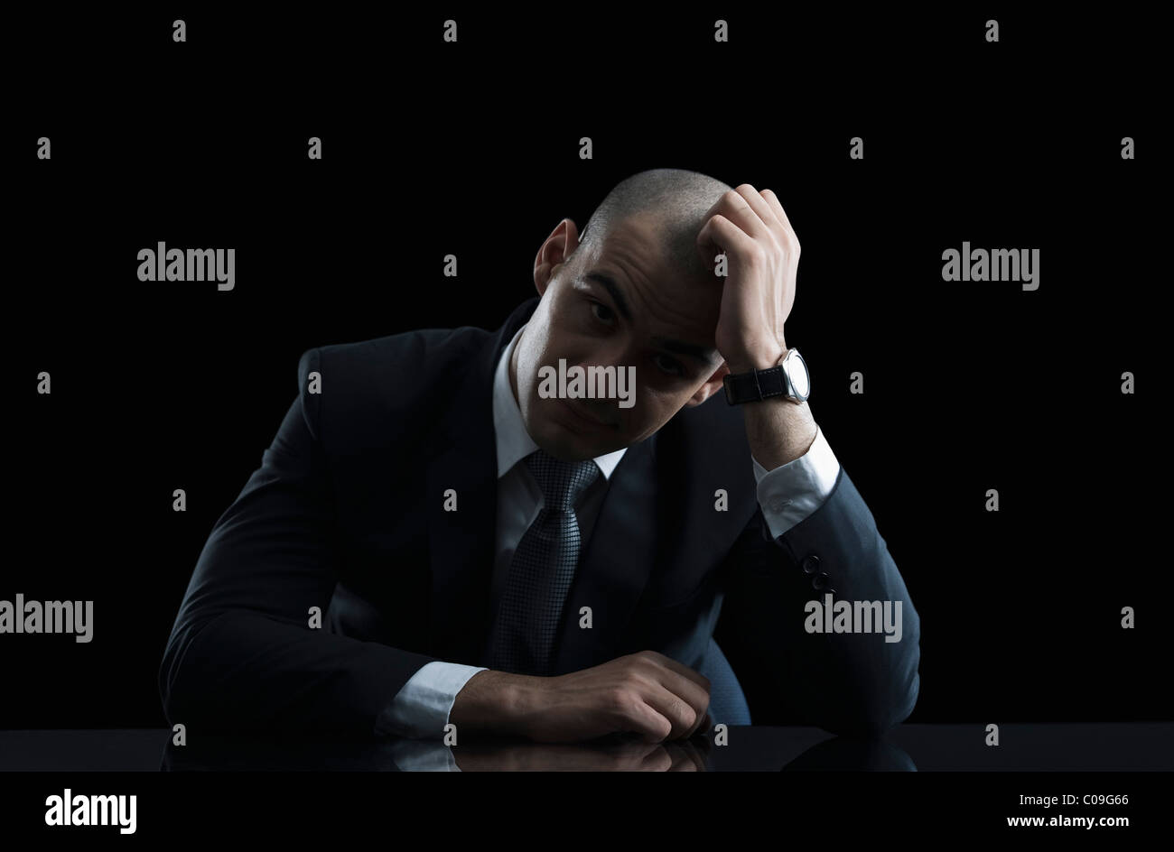 Sad asian businessman in formal hi-res stock photography and images - Alamy