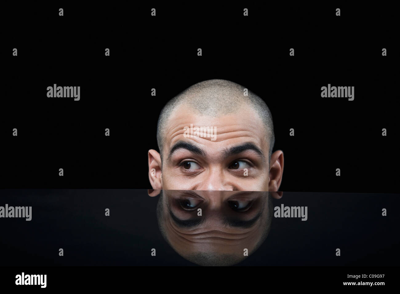 Hiding behind table hi-res stock photography and images - Alamy