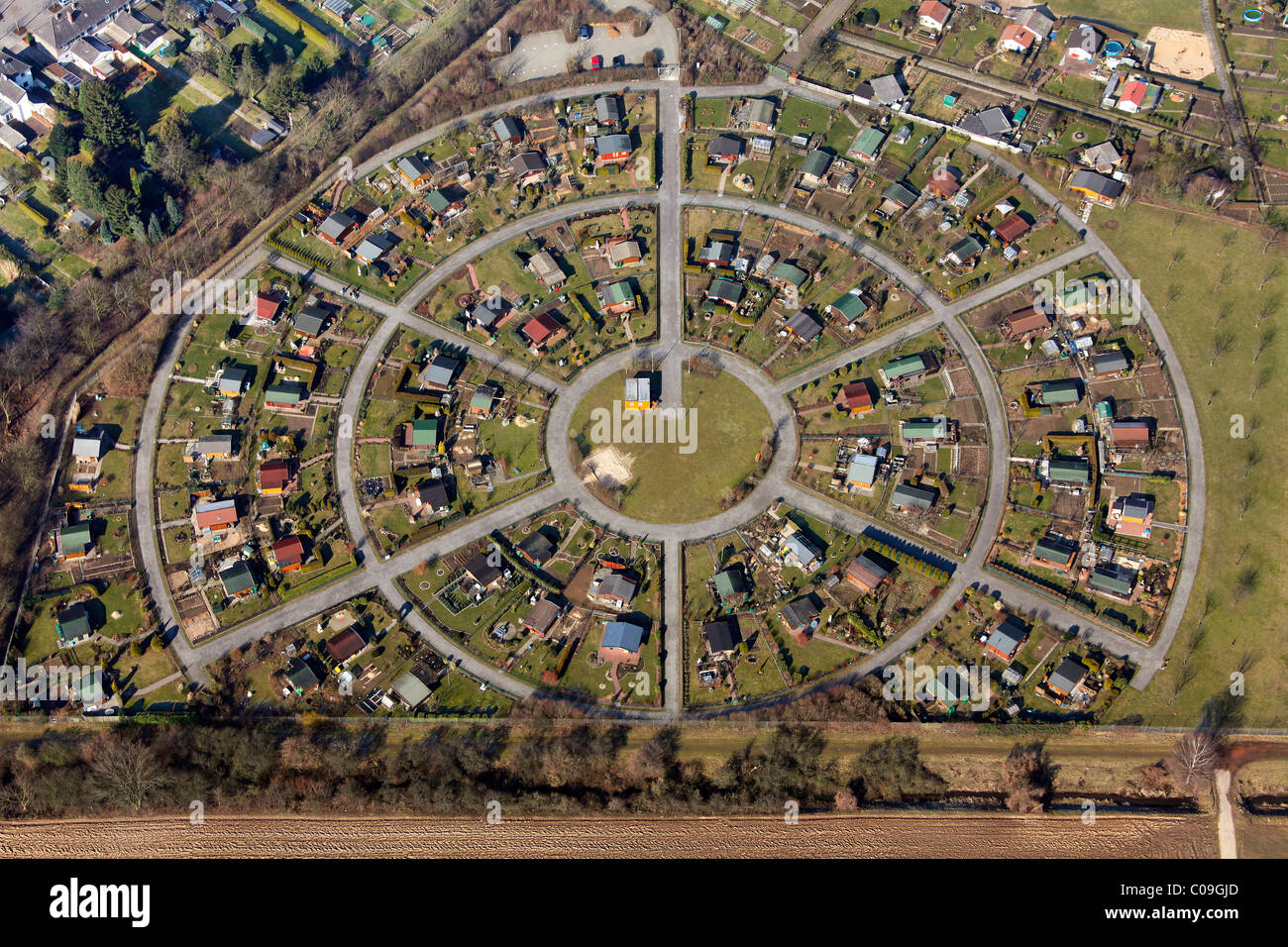 Birds eye view north circular hi-res stock photography and images - Alamy