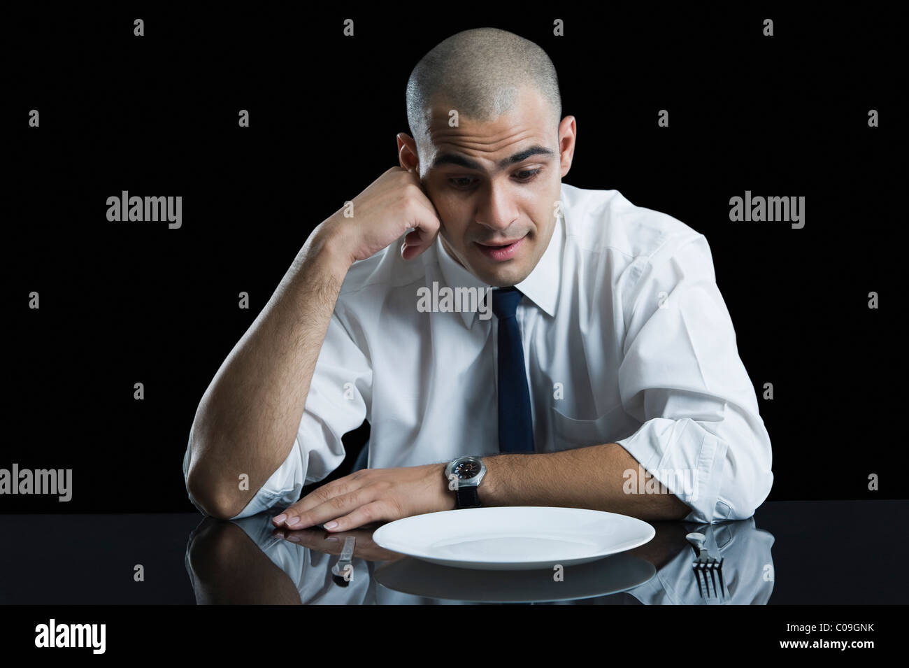 Asian businessman dining hi-res stock photography and images - Alamy