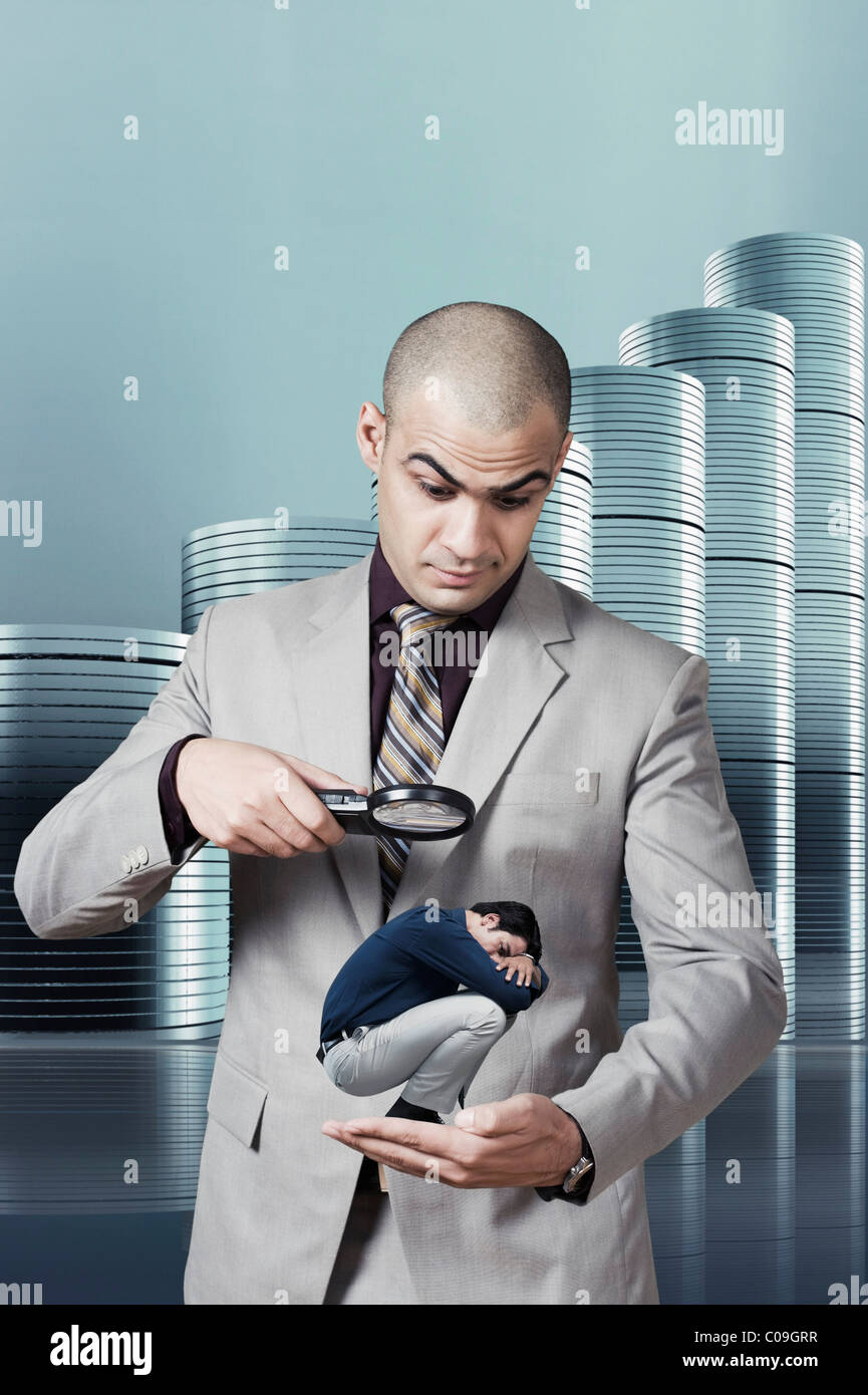 Man standing on a scale hi-res stock photography and images - Alamy