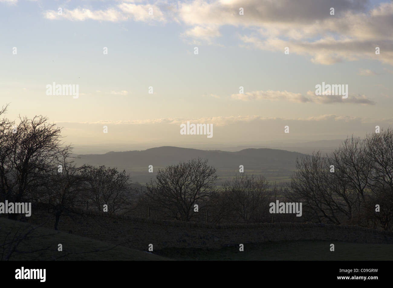cotswold landscape cotswolds winchcombe Stock Photo - Alamy