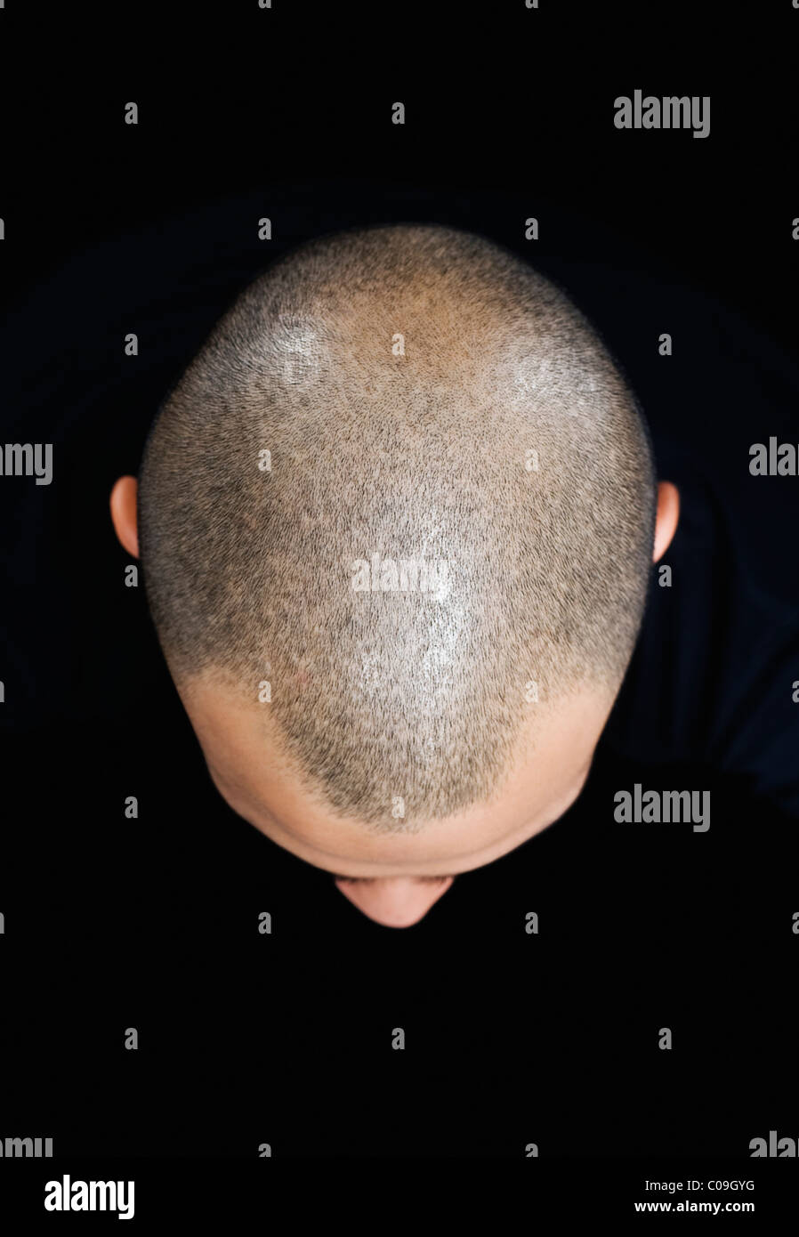 Shaved forehead hi-res stock photography and images - Alamy