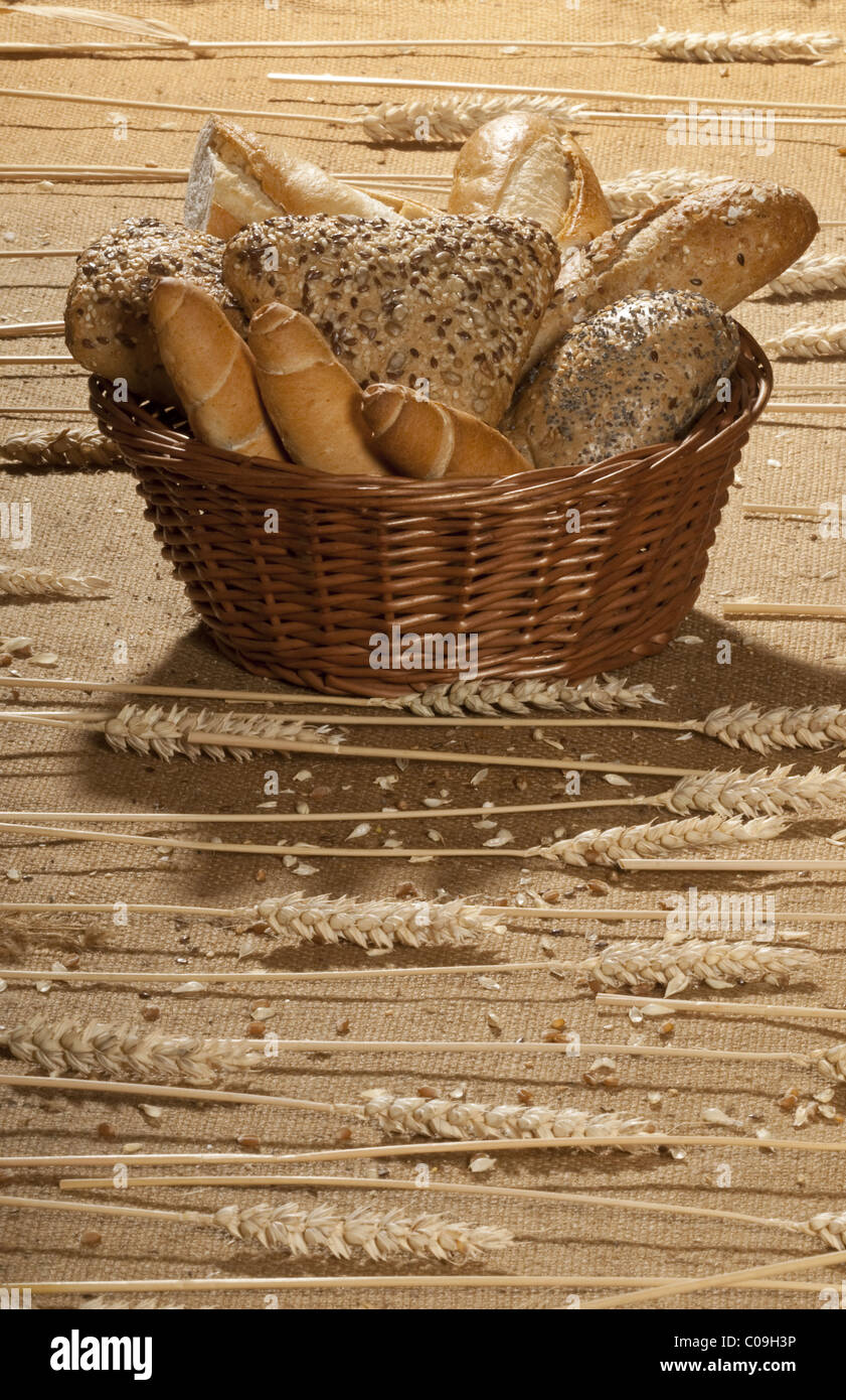 Basket of pastries hi-res stock photography and images - Alamy