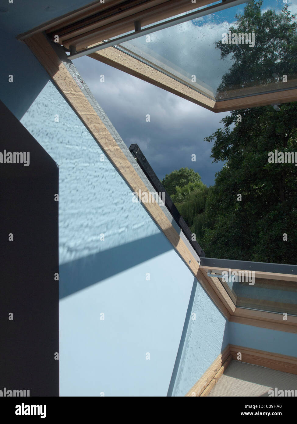 Loft conversion roof window hi-res stock photography and images - Alamy