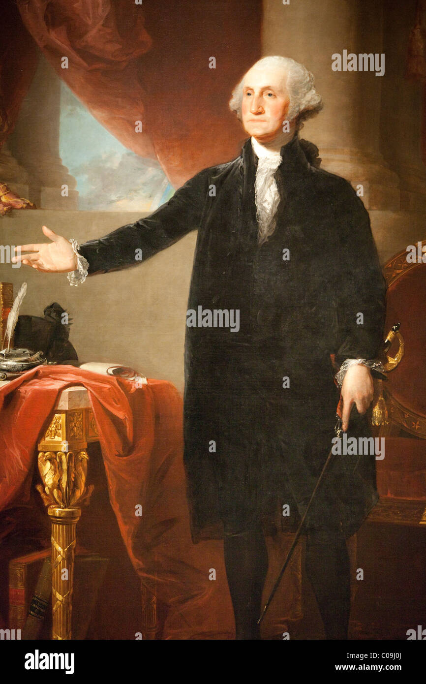 Portrait of President George Washington or Lansdowne Portrait by ...