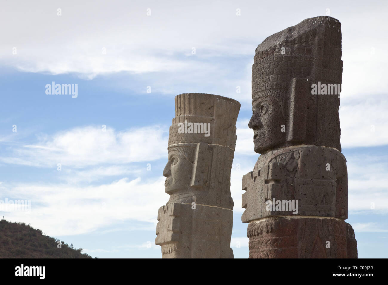 Atlantean Warrior figures face the sun on the Temple of the Morning ...