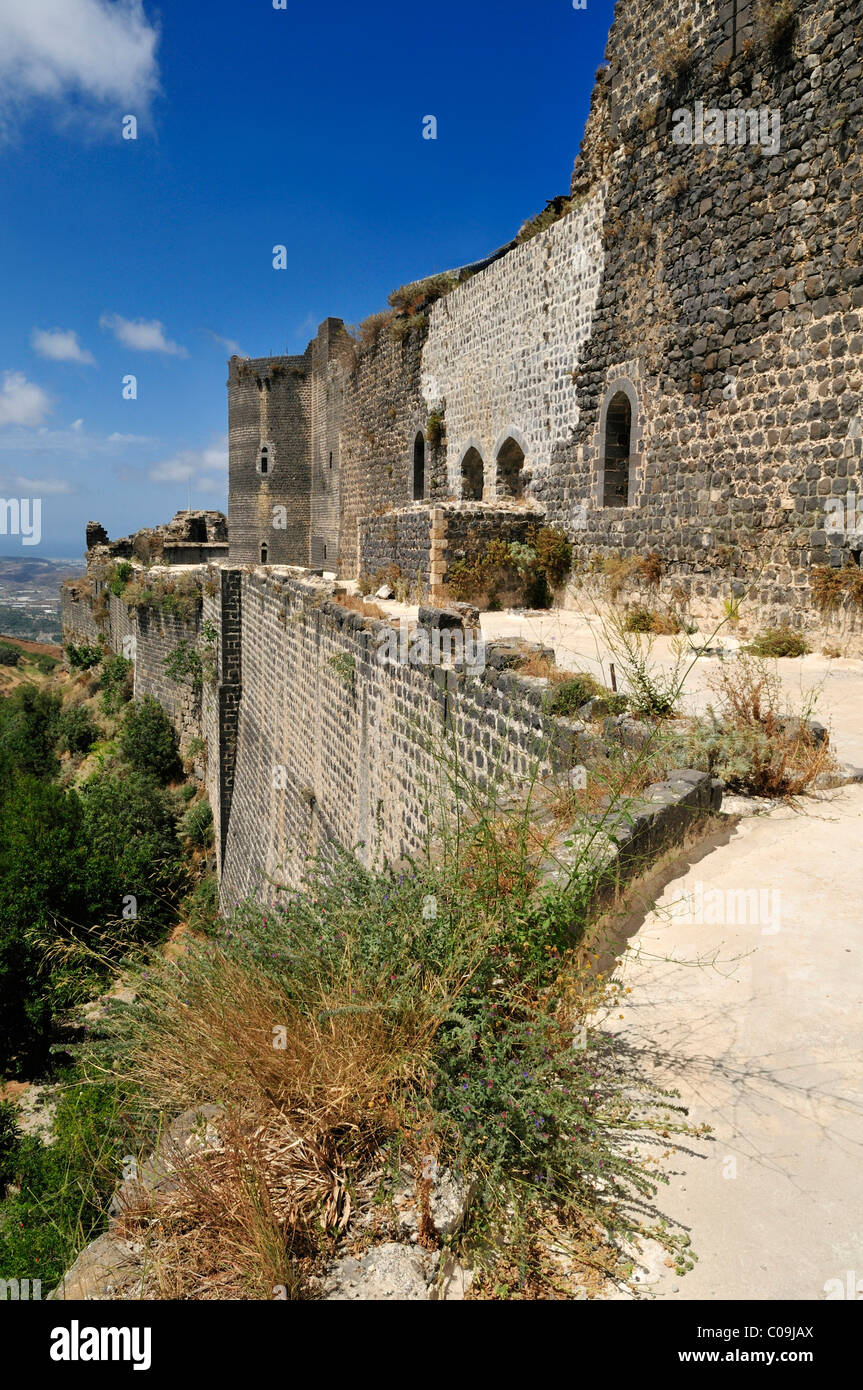 Crusader fortress, castle of Qalaat Marqab, Margat, Syria, Middle East ...