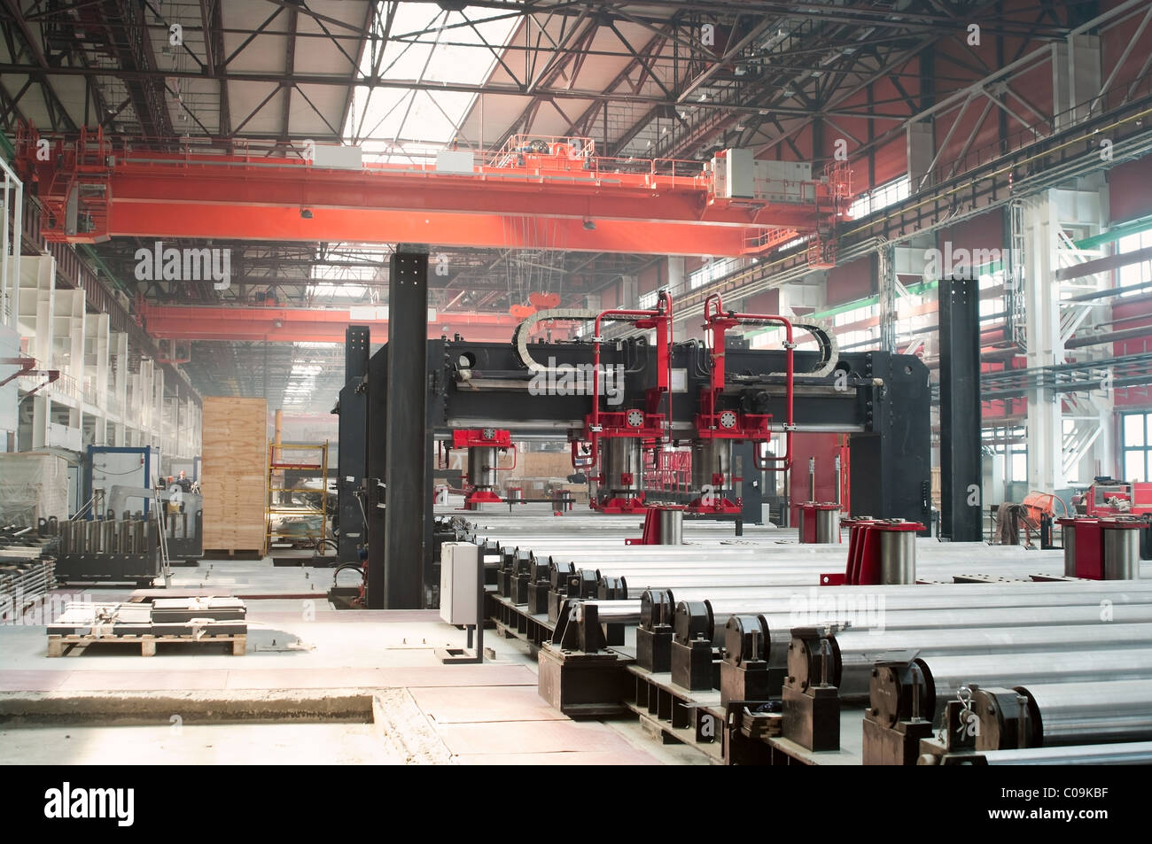 Steel rolling machine factory hi-res stock photography and images - Alamy