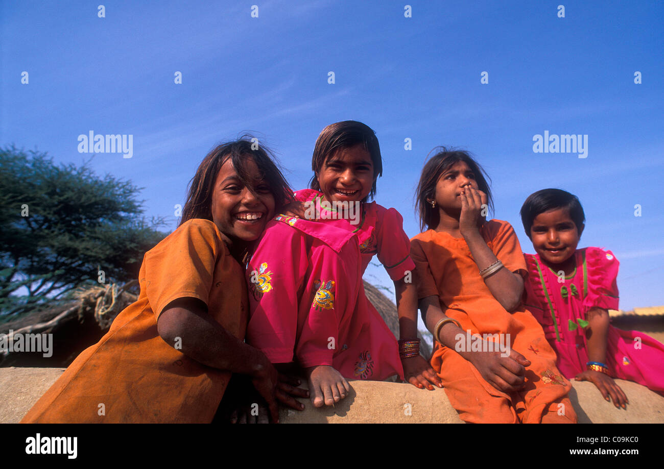 India children laughing hi-res stock photography and images - Alamy