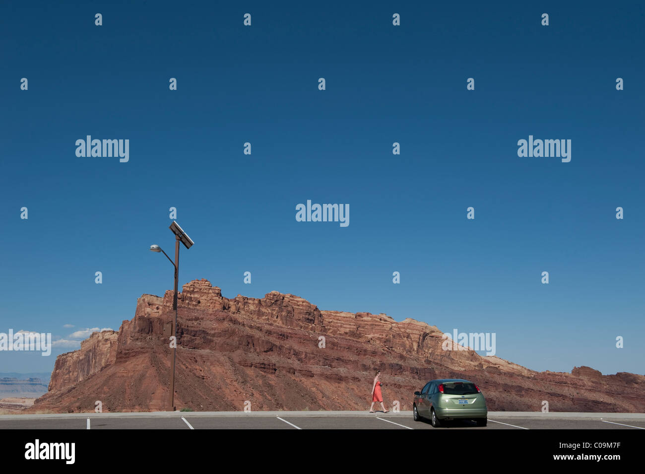 The view from the San Rafael Reef overlook on I-70 in South-Central ...