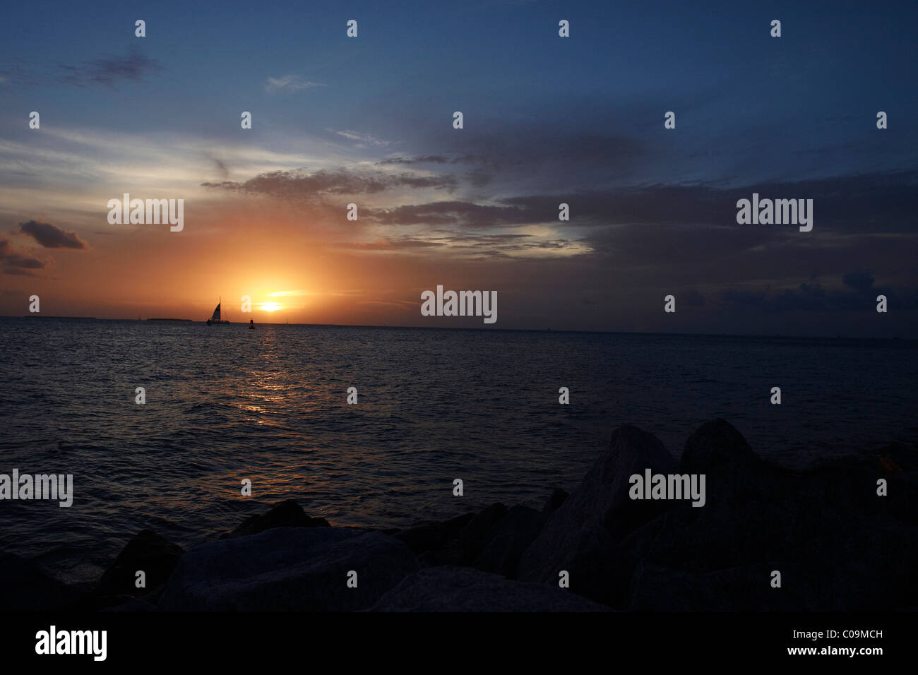 Florida Keys Sunset Stock Photo - Alamy