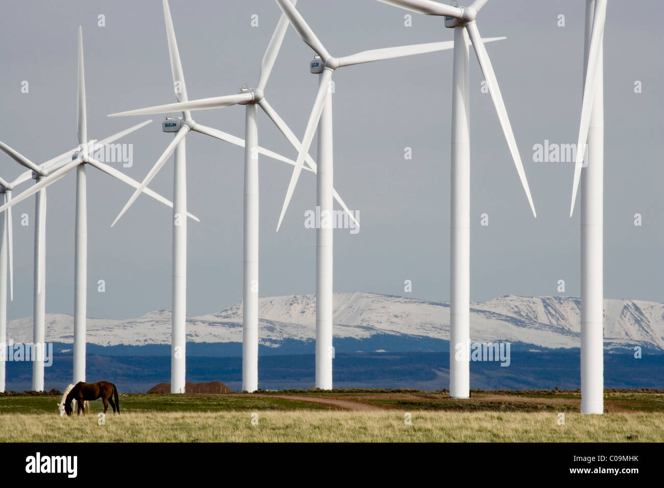 Wind Turbine Wyoming High Resolution Stock Photography and Images - Alamy