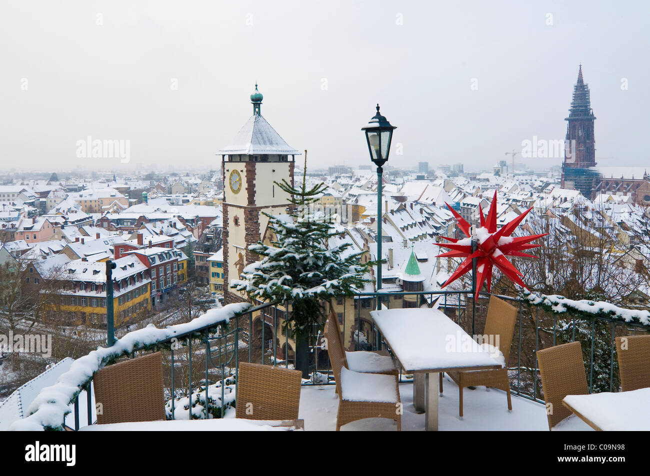 Panoramic view snow scape hi-res stock photography and images - Alamy