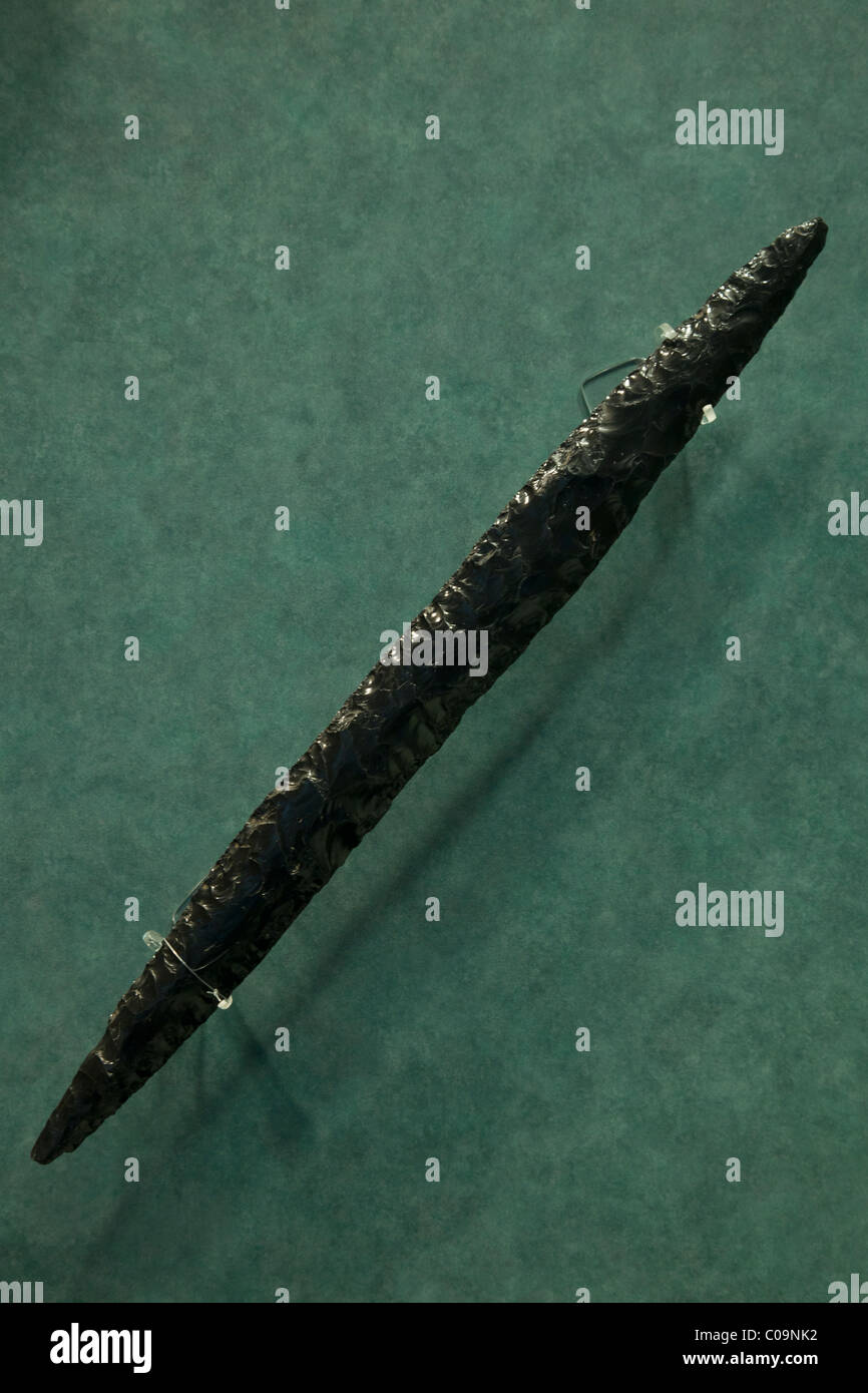 Obsidian spear head hi-res stock photography and images - Alamy