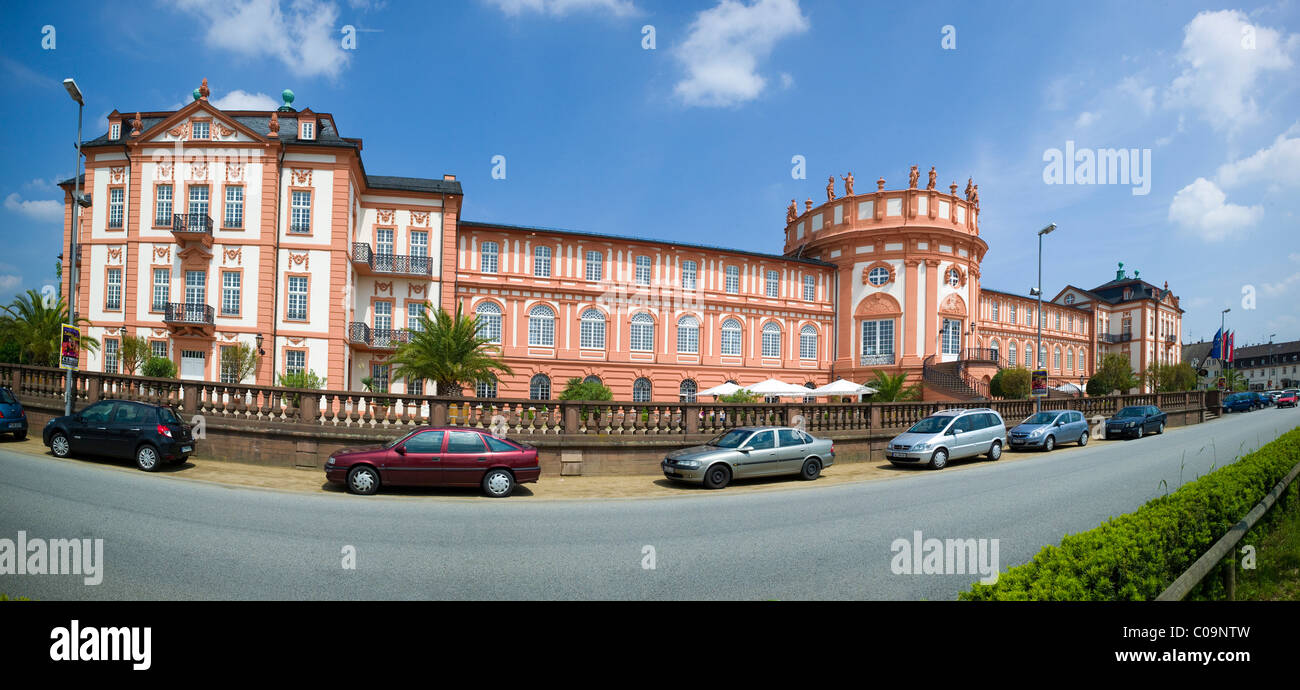 Schloss Biebrich palace, Biebrich borough, Wiesbaden, Rhine, Hesse ...