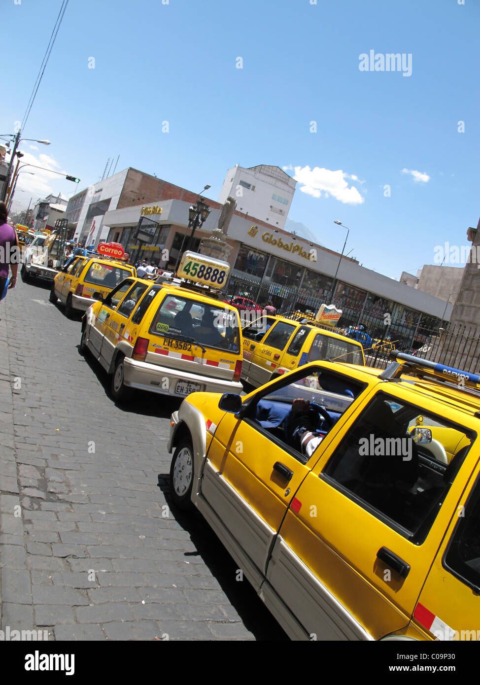 Taxis, Arequipa, Peru Stock Photo - Alamy