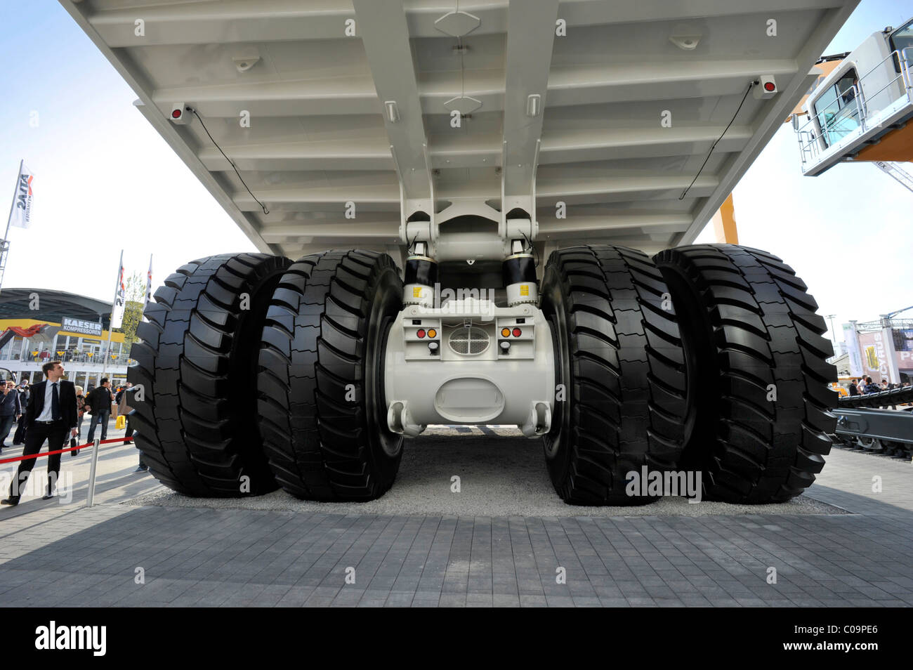 LIEBHERR dump truck, Bauma 2010 trade fair for construction machinery ...