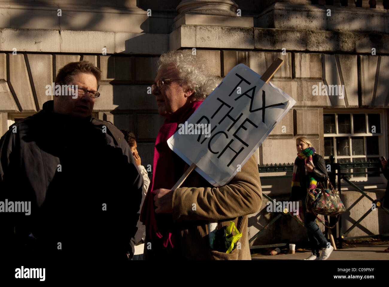 Taken at the Student demo's in November 2010 Stock Photo - Alamy