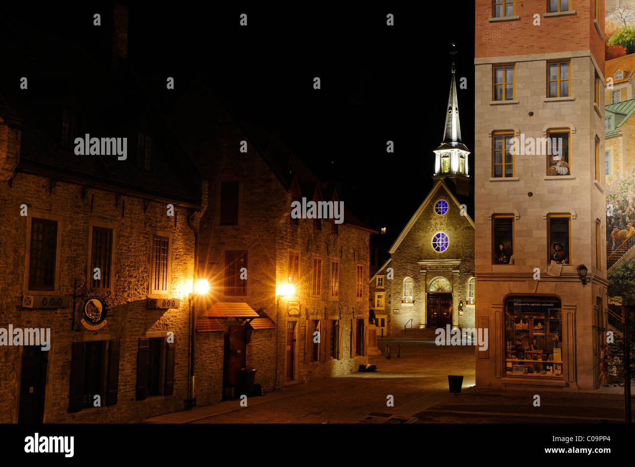 Quebec city royal square hi-res stock photography and images - Alamy