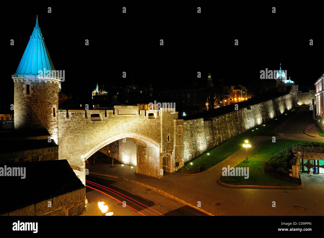Quebec city gates hi-res stock photography and images - Alamy