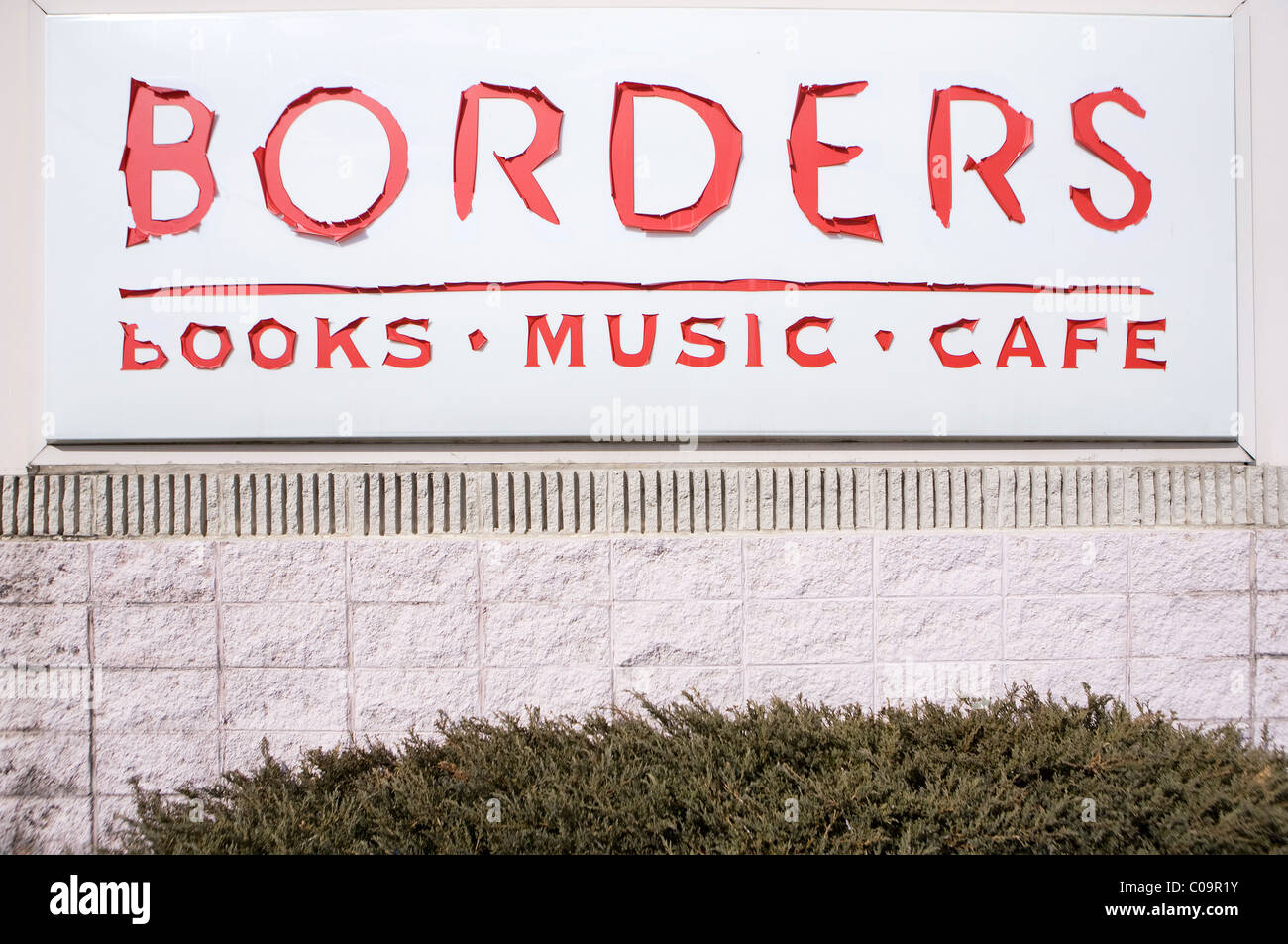 Borders Bookstore Logo Borders Book Shop Hi Res Stock Photography And
