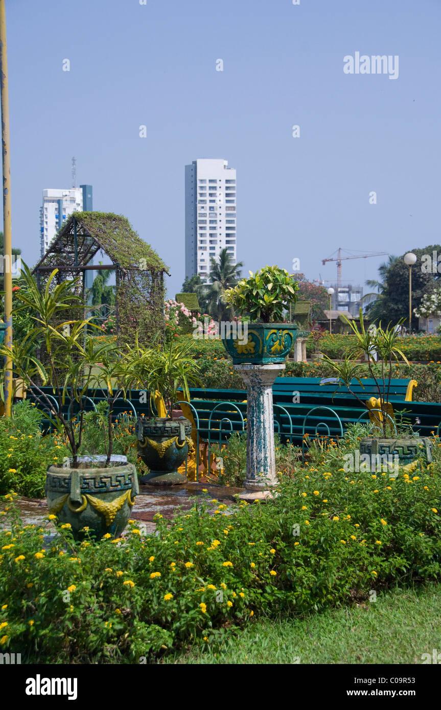 India, state of Maharashtra, Mumbai (aka Bombay). Hanging Gardens, the ...