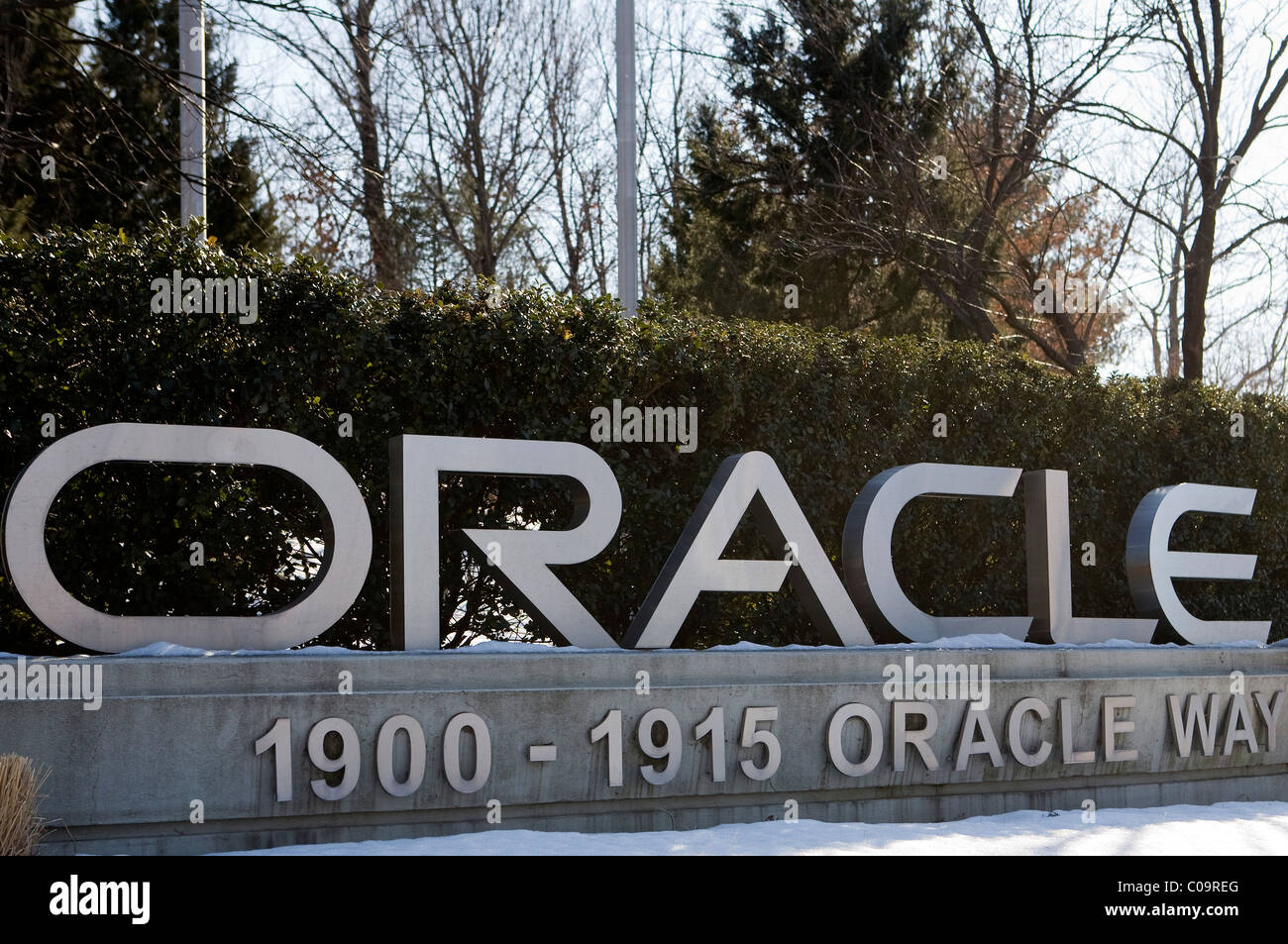 A Oracle office building complex Stock Photo - Alamy