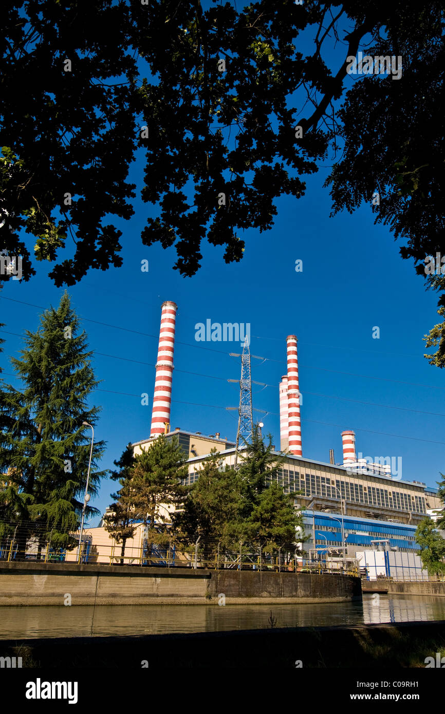 Power plant, Turbigo, Milan province, Italy Stock Photo - Alamy