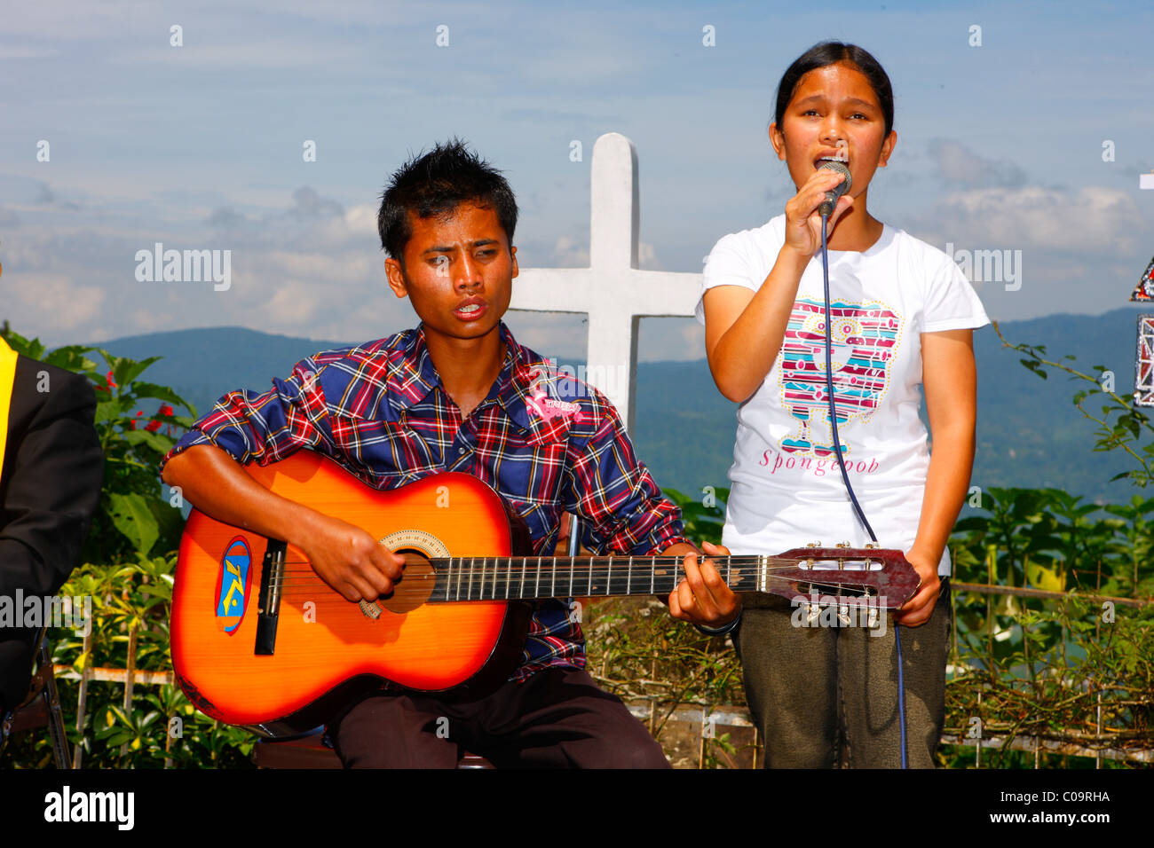 Devotional service on Salib Kasih mountain, Dr. Ludwig Ingwer Nommensen ...
