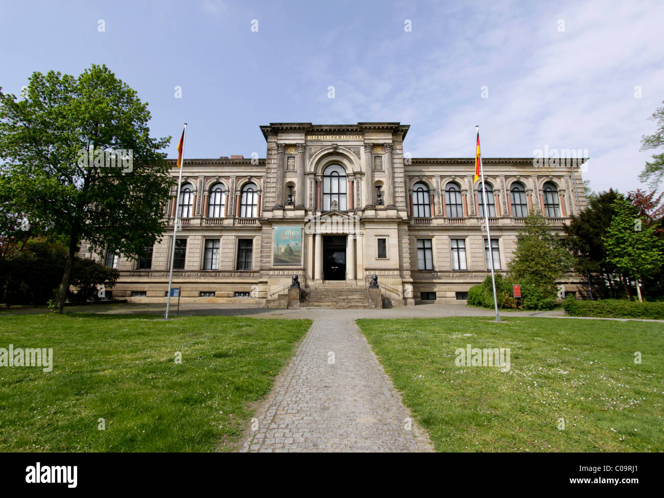 Bibliotheca Augusta, main building of the Herzog August Bibliothek ...