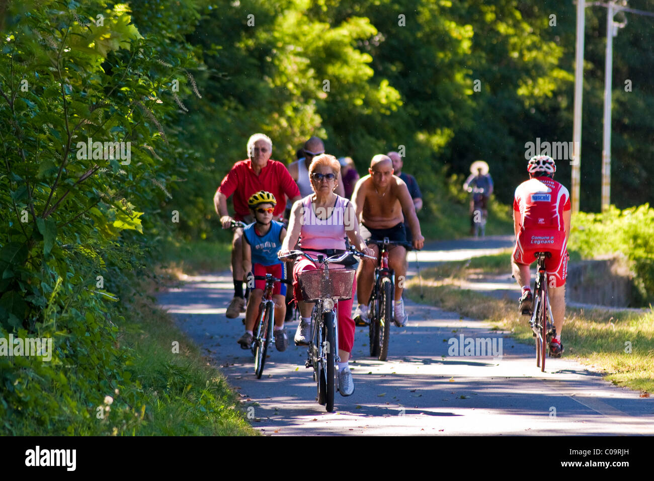 bikes, Turbigo, Milan province, Italy Stock Photo - Alamy