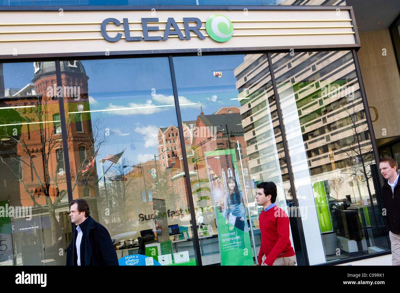 A Clearwire wireless retail store Stock Photo - Alamy