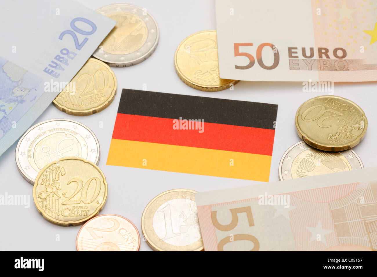 Symbolic image, financial crisis of Germany Stock Photo - Alamy
