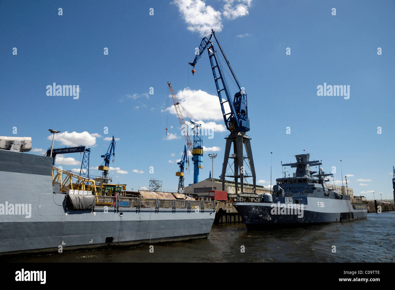 Docks, shipyard, Hamburg, Germany, Europe Stock Photo - Alamy
