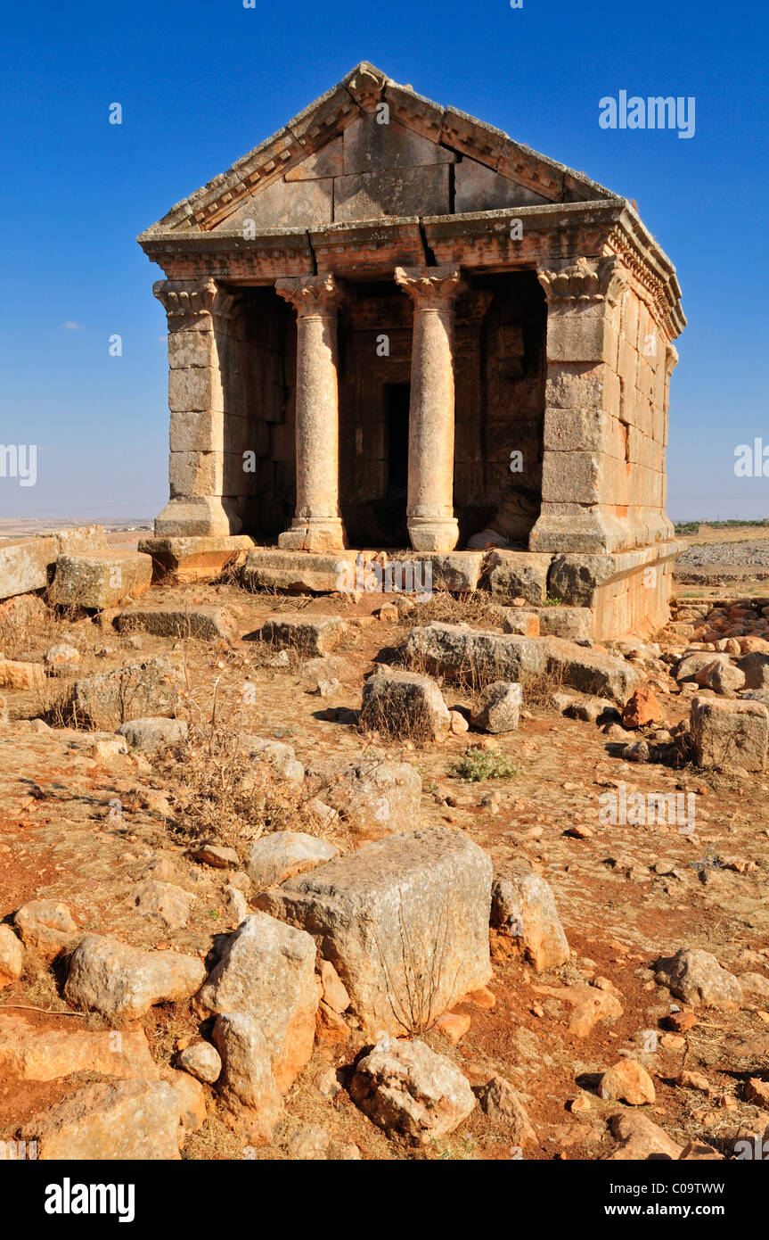 Byzantine temple ruin at the archeological site of Ruweiha, Dead Cities ...