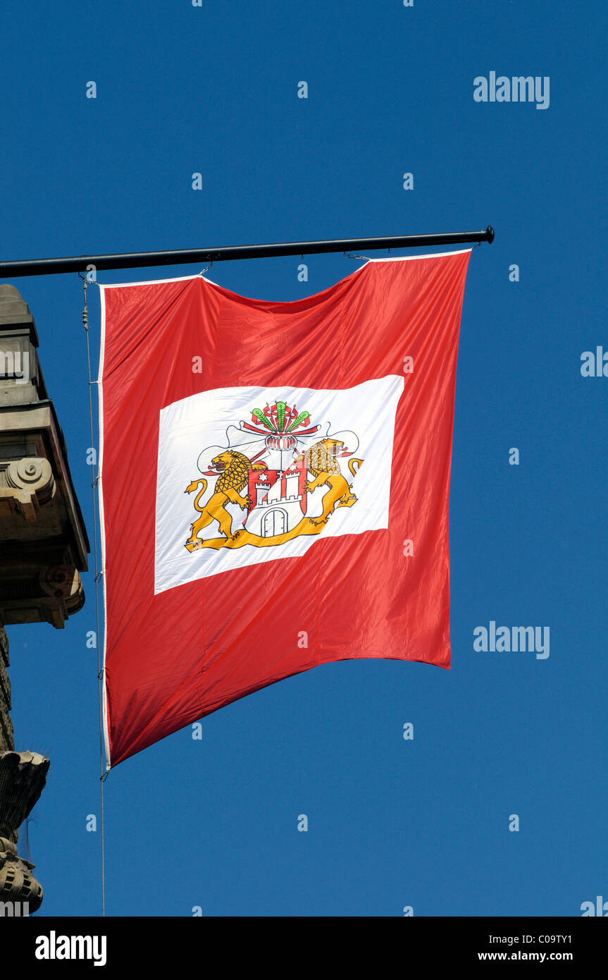Hamburg flag hamburg flag hi-res stock photography and images - Alamy