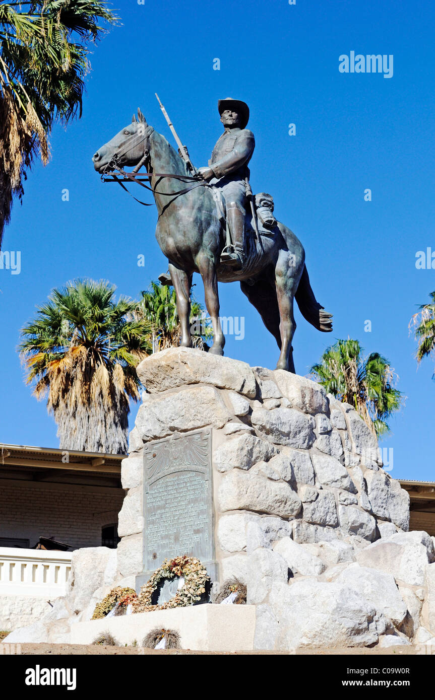 Landmark Reiterdenkmal or The Rider, equestrian monument after its ...