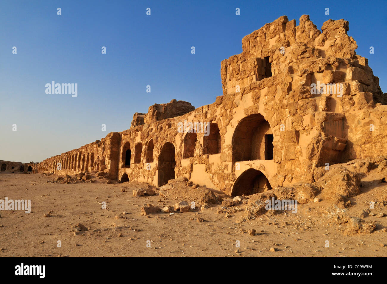 Byzantine ruins at the archeological site of Resafa, Sergiopolis, near ...