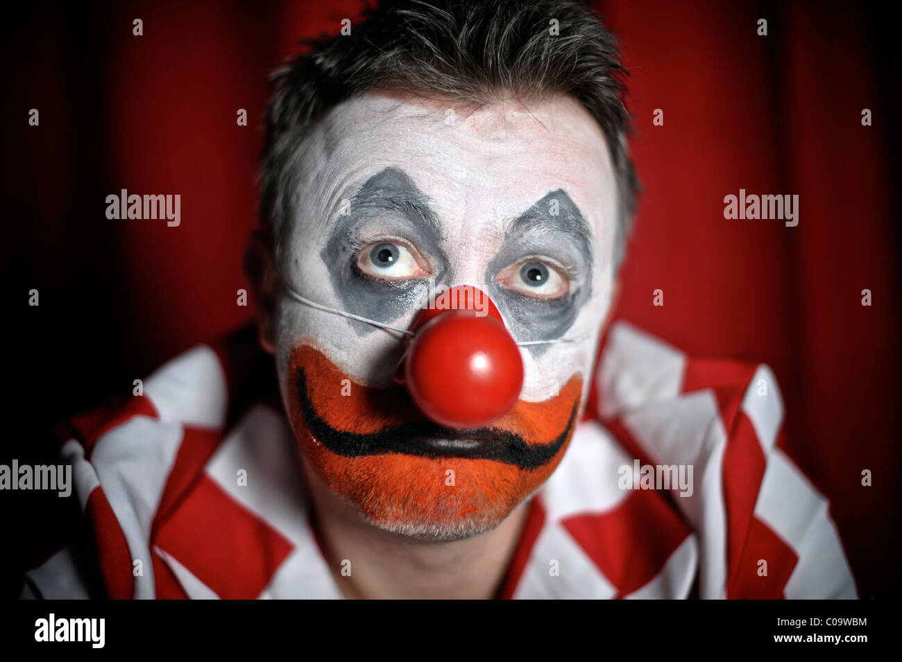 Sad Clown Face Paint