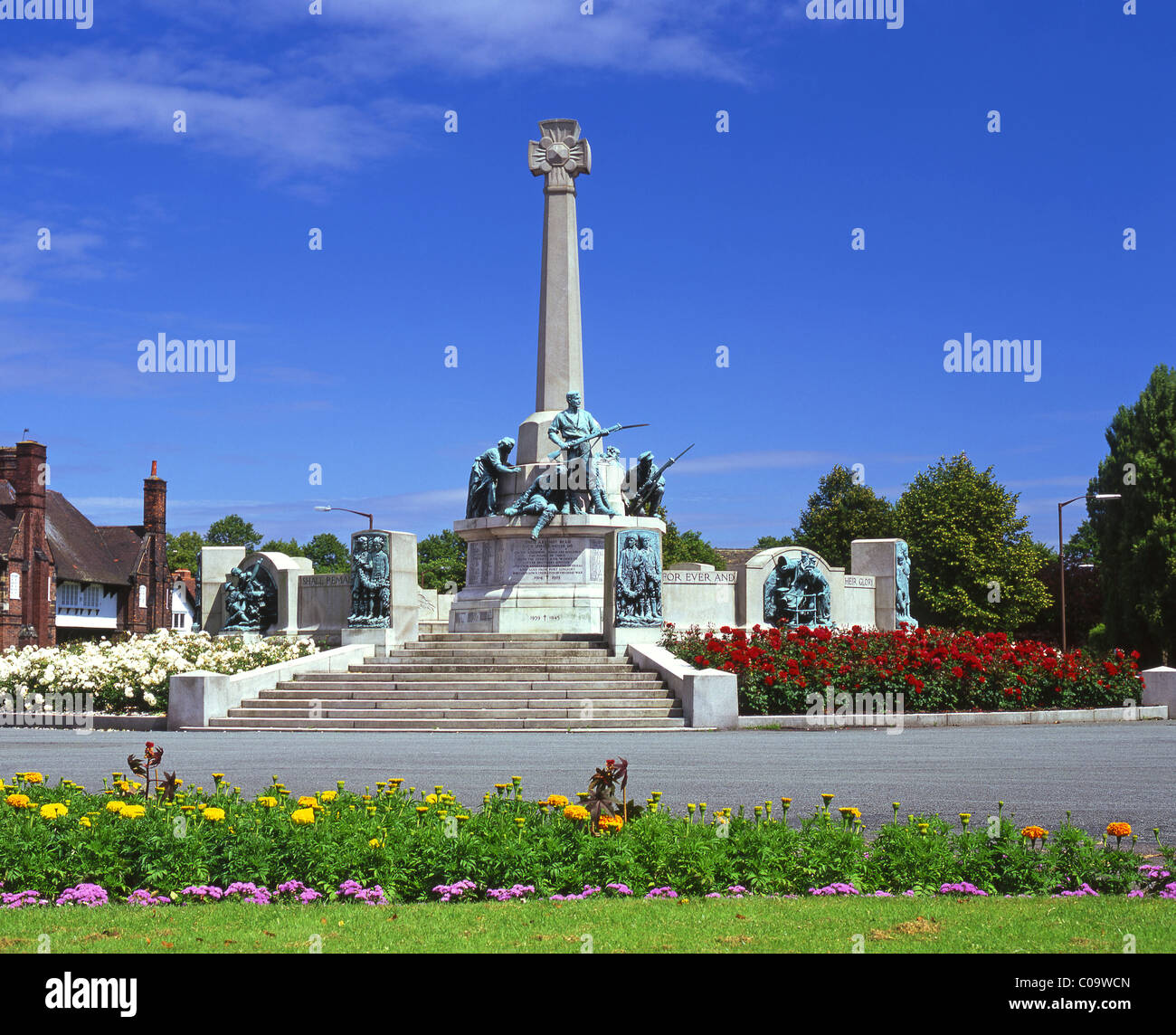 Port Sunlight, The Wirral, Cheshire, England, UK Stock Photo - Alamy