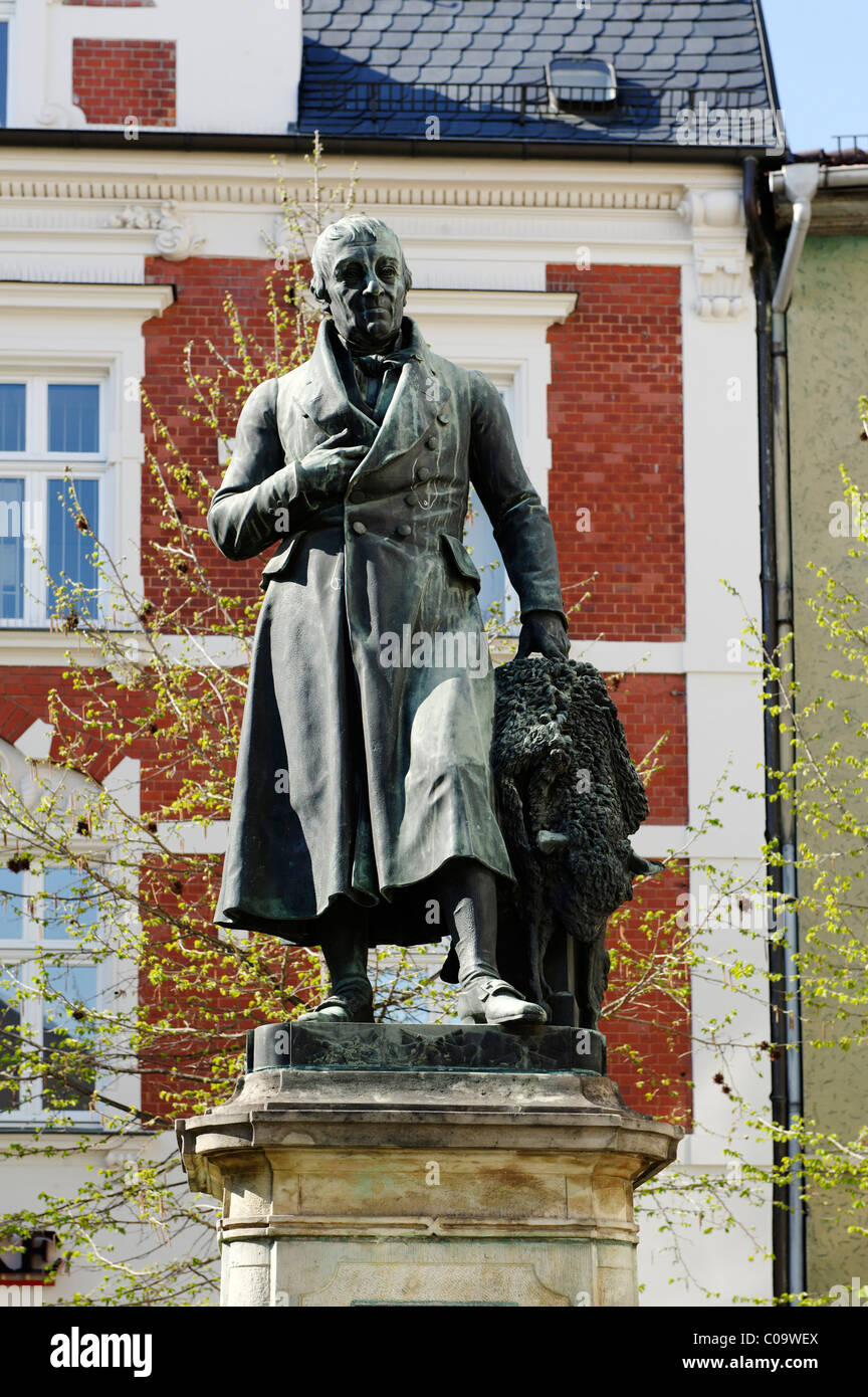 Memorial for Christian Zimmermann, 1759-1812, founder of the knitwear ...