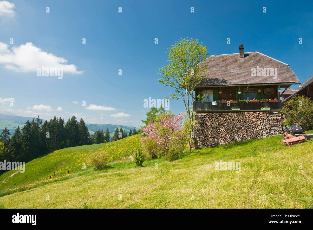 Switzerland farmhouse hi-res stock photography and images - Alamy