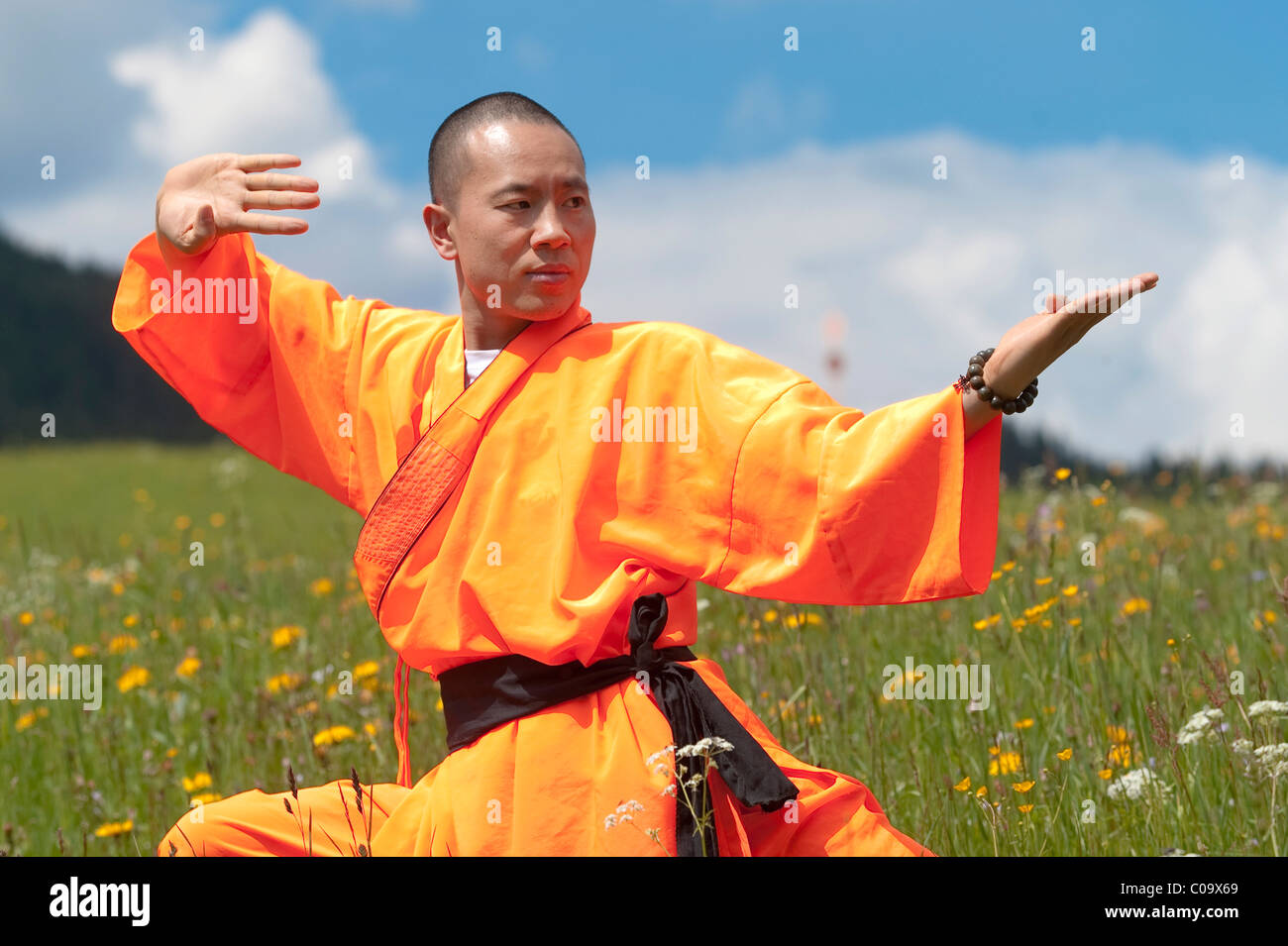 Shaolin monk hi-res stock photography and images - Alamy