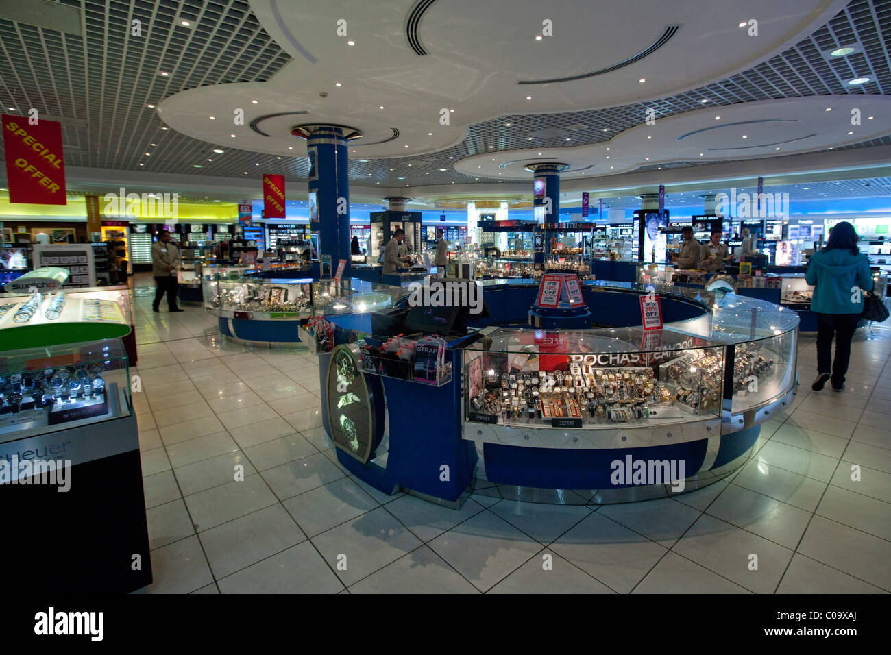 Duty Free, International Airport, departure hall, capital Manama ...
