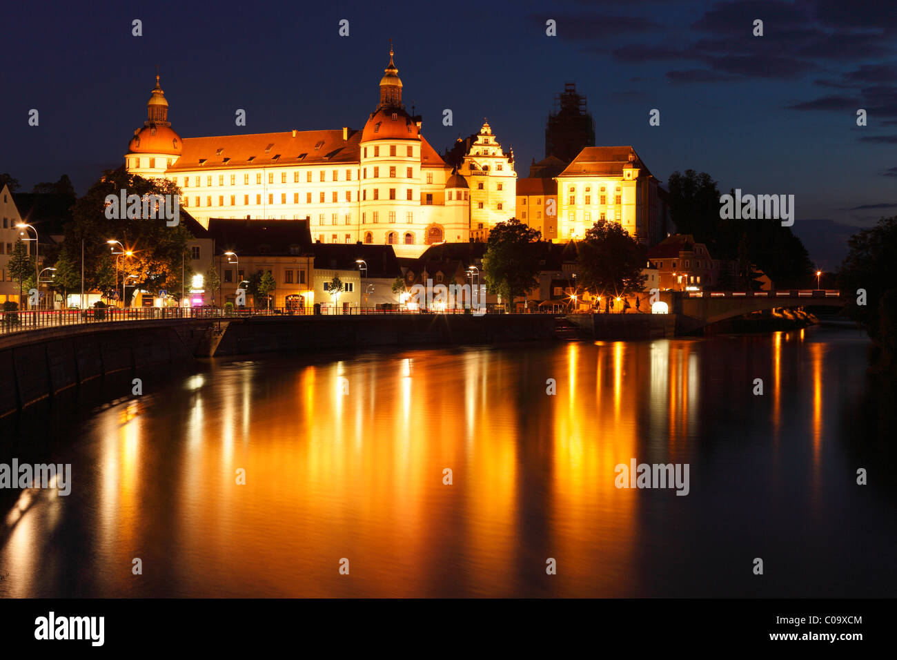 Schloss Neuburg castle, Neuburg an der Donau, Uppper Bavaria, Bavaria ...